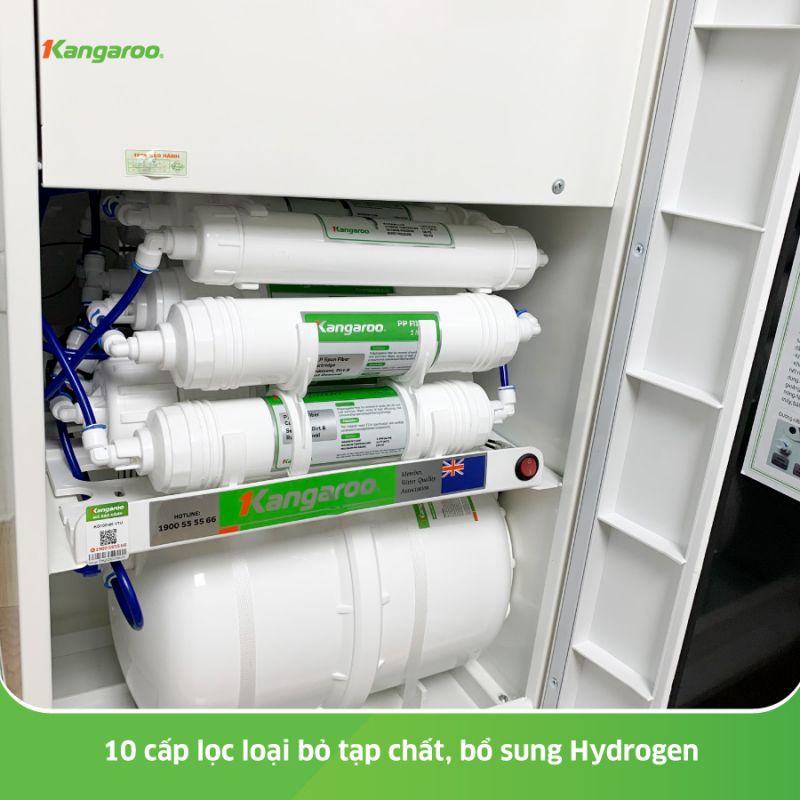 Máy lọc nước Hydrogen Kangaroo KG100HK (10 lõi) - T-Smart Home